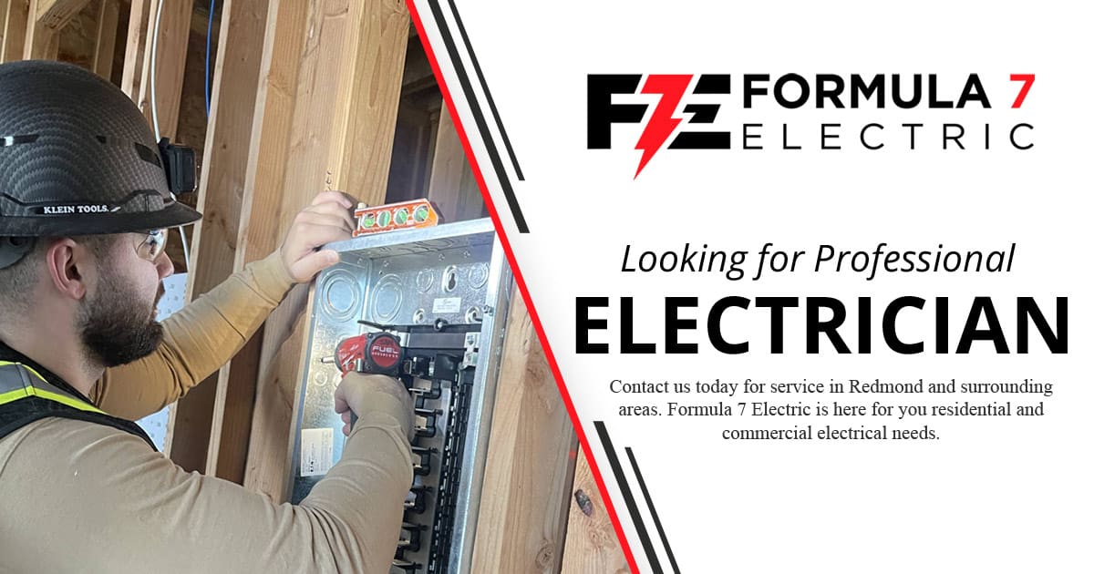 Electrician Redmond WA | Formula 7 Electric
